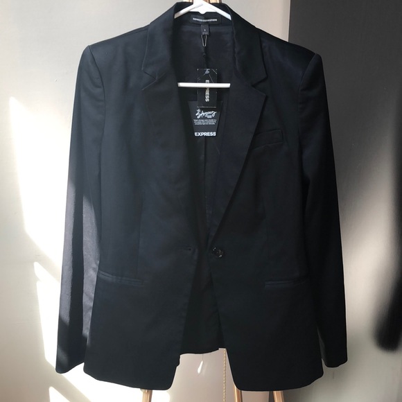 Express | Jackets & Coats | Express Black Suite Work Jacket | Poshmark